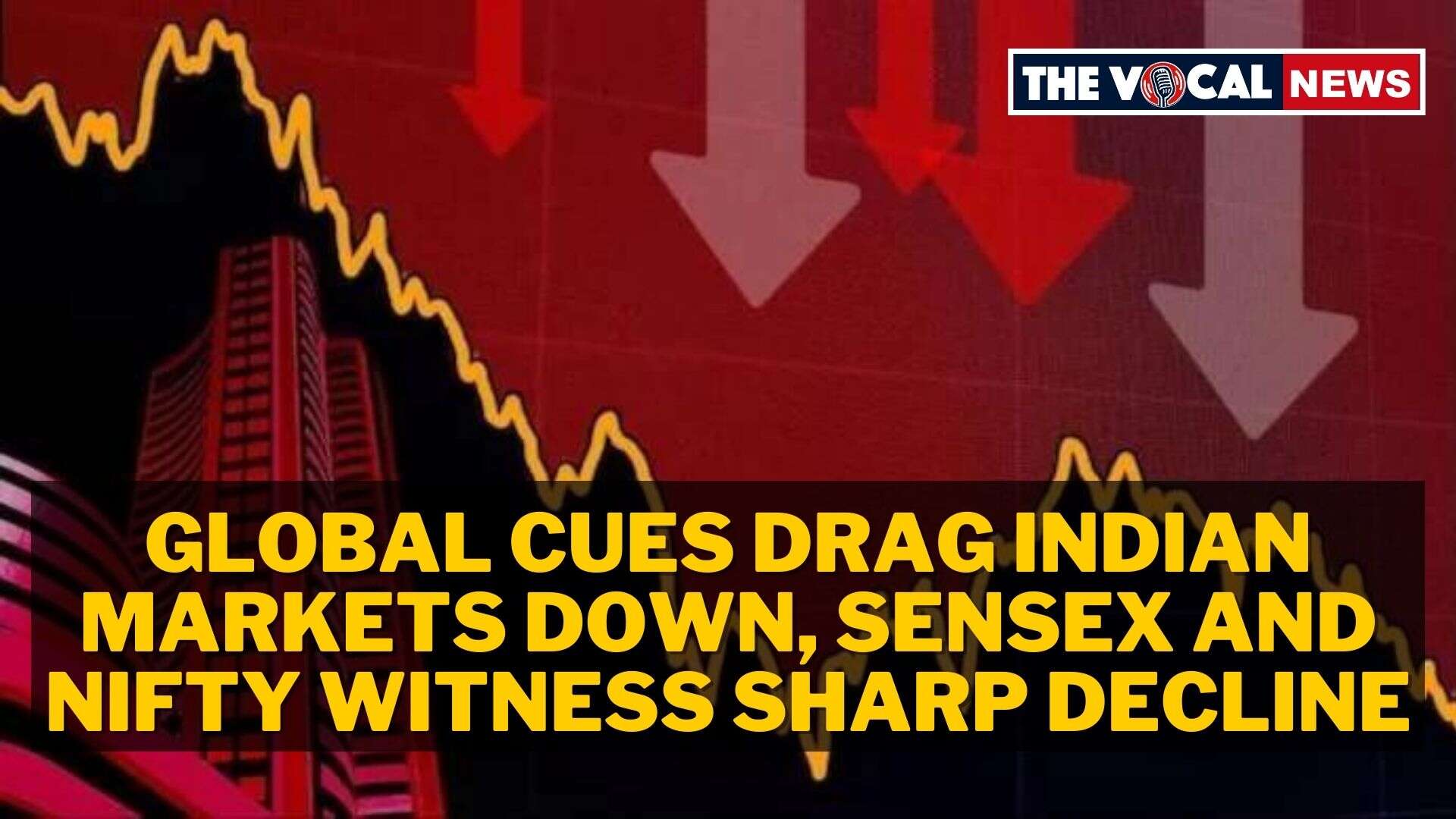 Indian Stock Market Plunges as Sensex Drops 782 Points, Nifty Falls ...