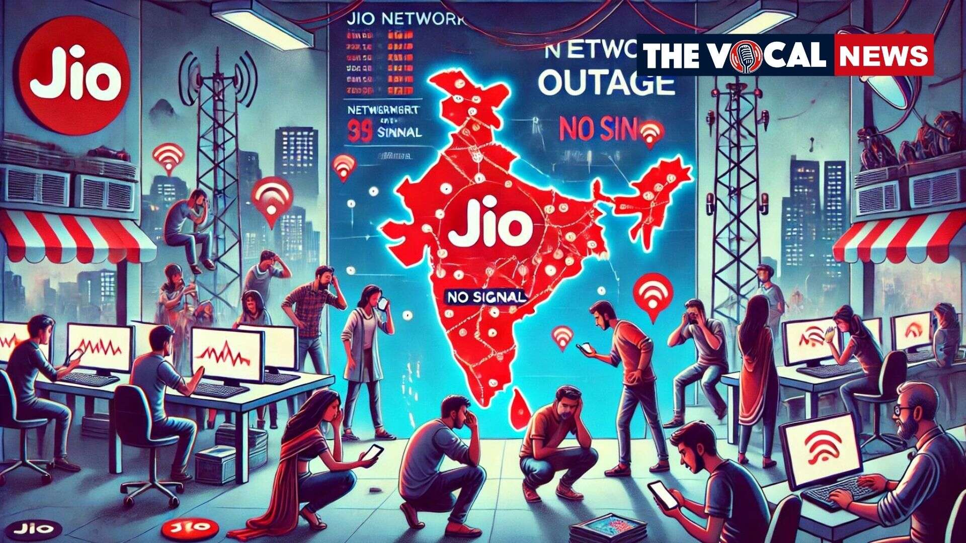 Jio Network Outage: Over 10,000 Users Report 'No Signal' Across India ...