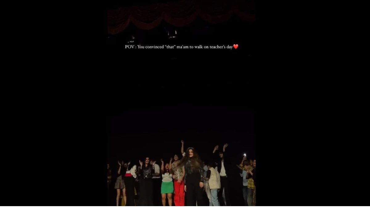 Viral Sensation: Teacher Struts Her Stuff on the Ramp, Students Left in Awe! Watch the Bold Video!