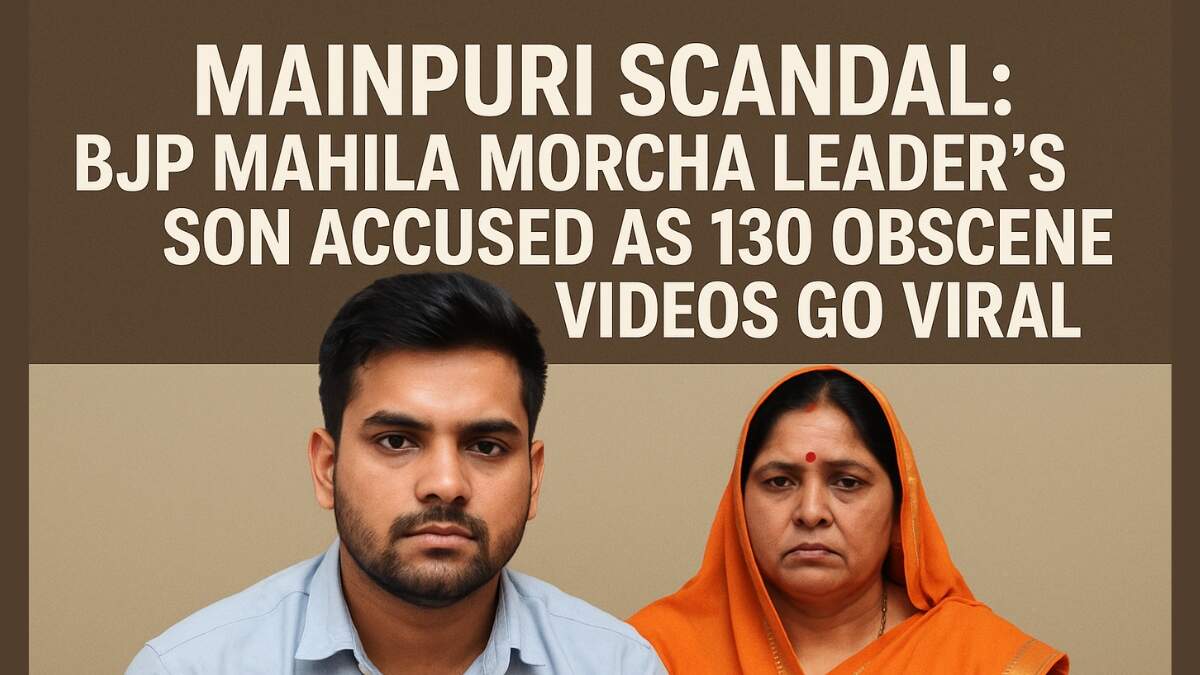Mainpuri BJP Leader's Son in Viral Video Scandal: 130 Obscene Clips Surface