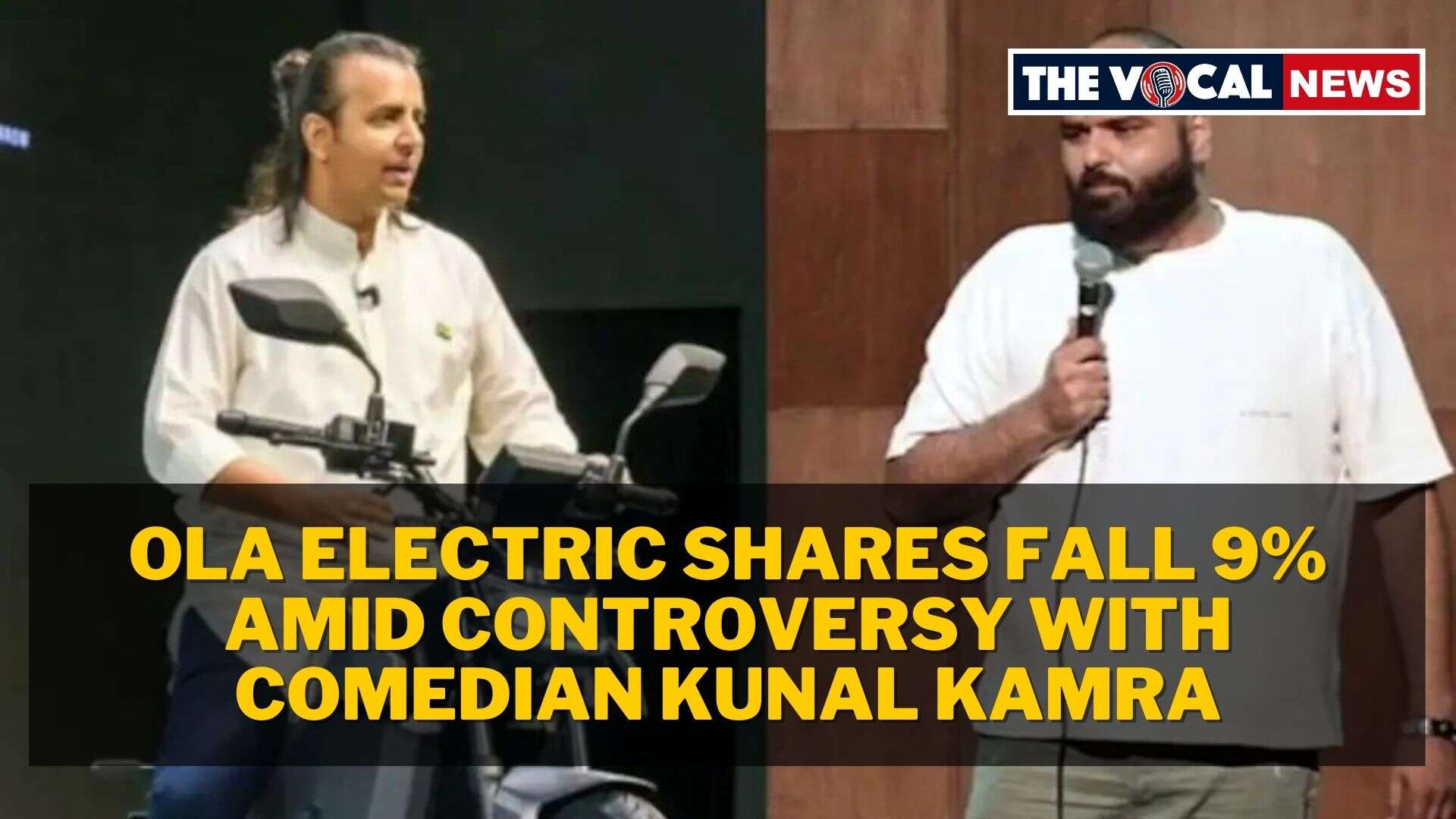 OLA Electric Shares Fall 9% Amid Controversy with Comedian Kunal Kamra ...